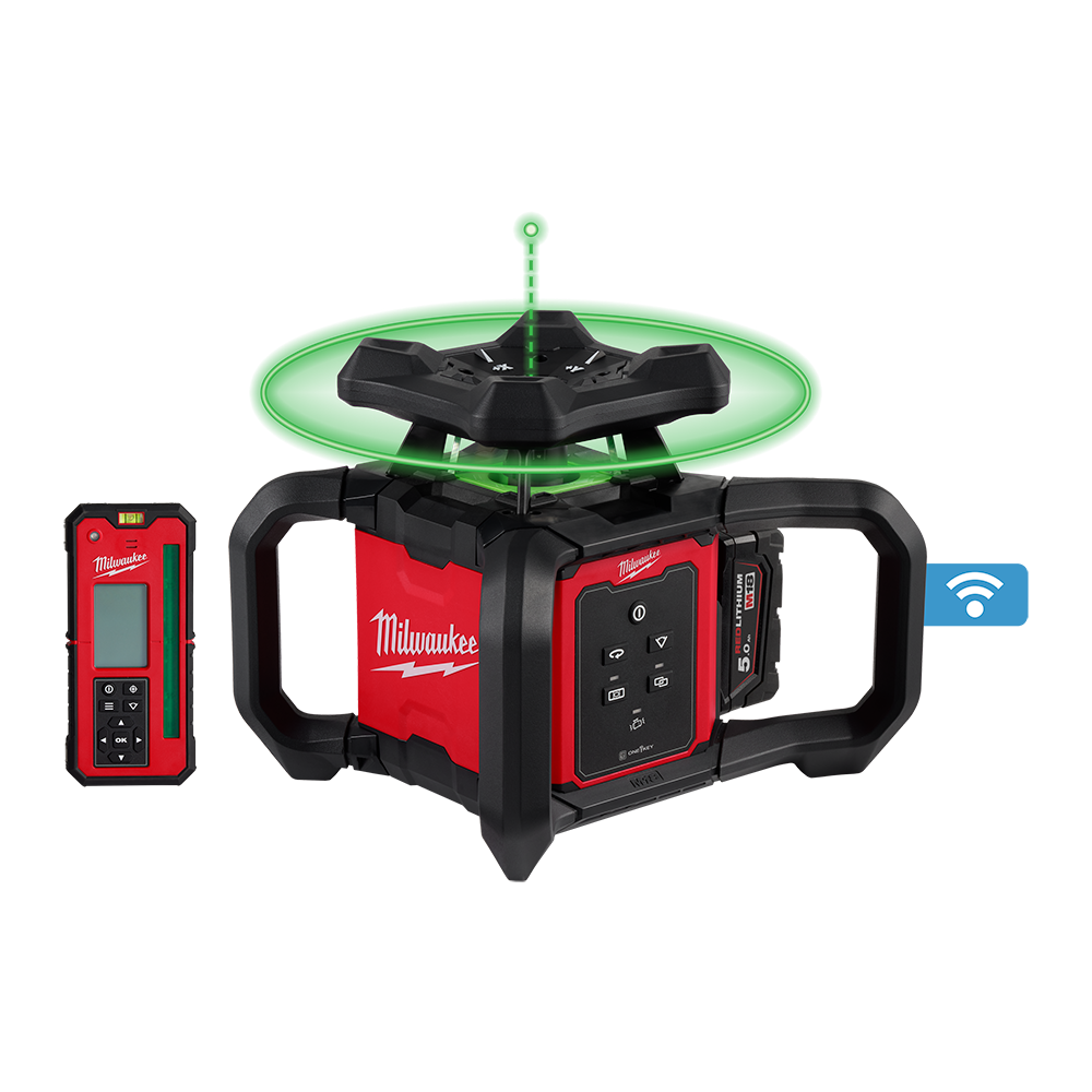 Níveis laser rotativos | Milwaukee Tools Portugal